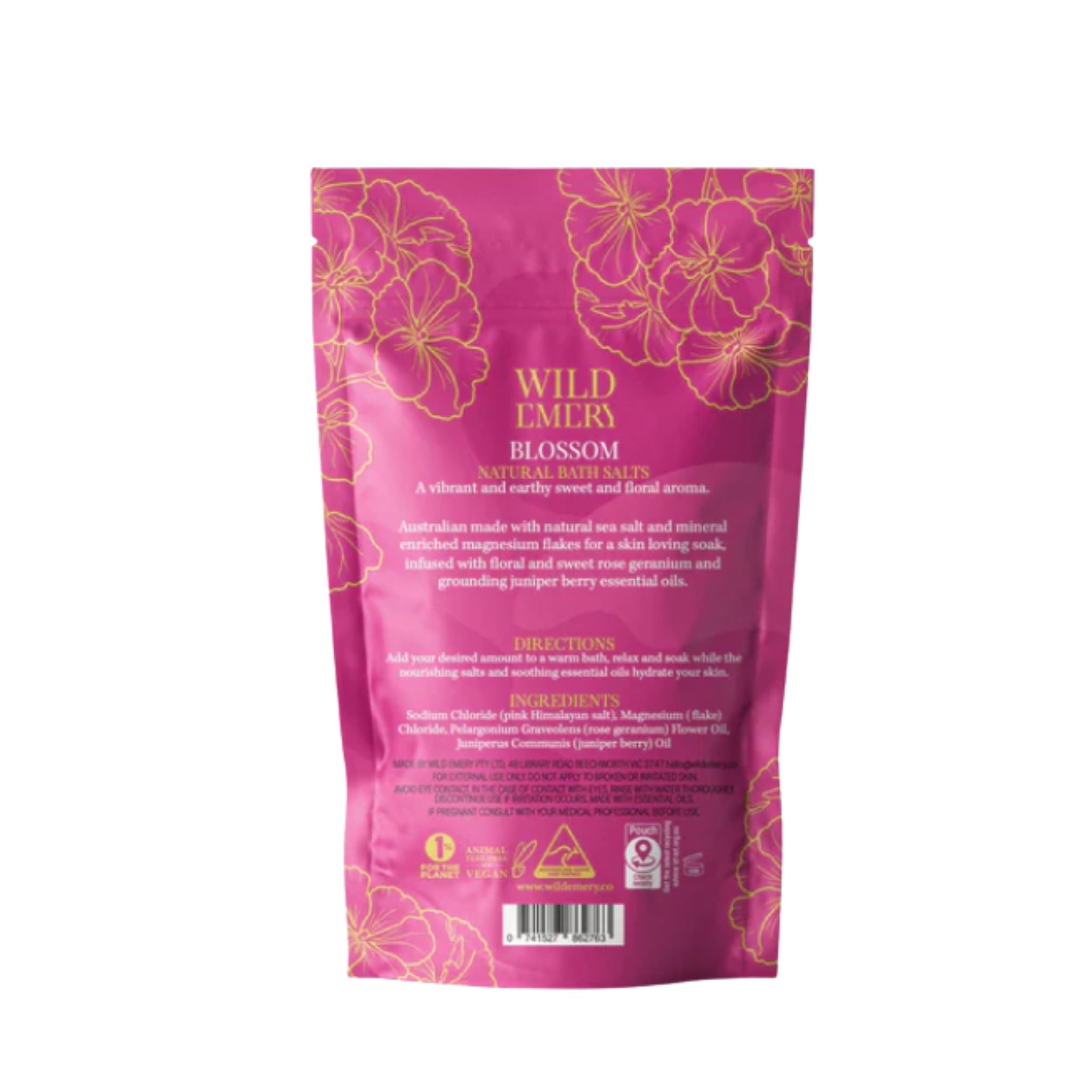 Sweet Rose Geranium And Juniper Berry Bath Salts – Flower Talk